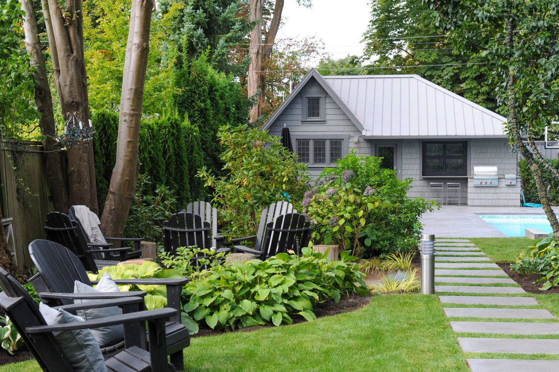 MAPLE GROVE POOL AND CABANA - Peter Rose Architecture + Interiors Inc.