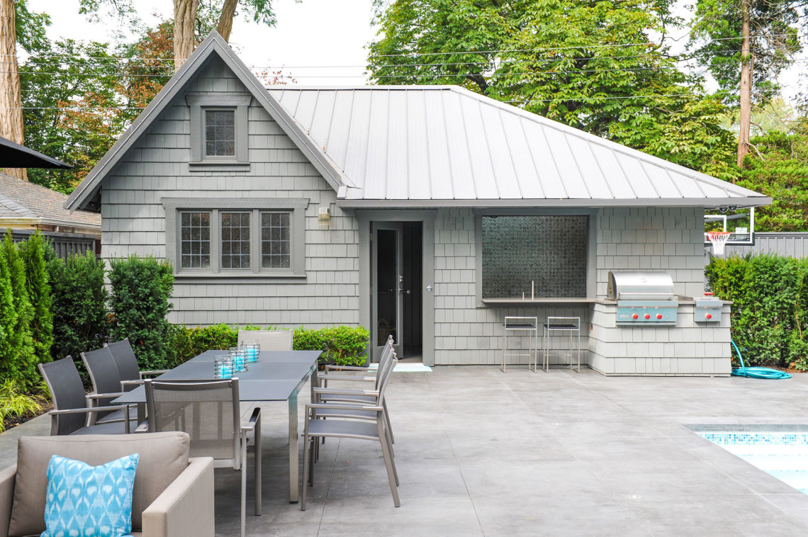 MAPLE GROVE POOL AND CABANA - Peter Rose Architecture + Interiors Inc.