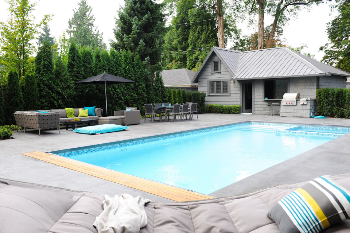 MAPLE GROVE POOL AND CABANA - Peter Rose Architecture + Interiors Inc.